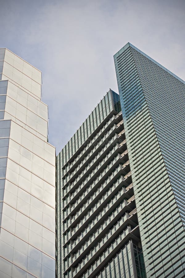 Financial Buildings in Miami Stock Photo - Image of upward ...