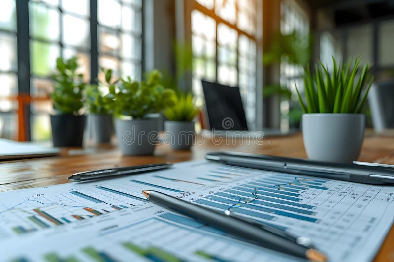 Financial, Business Analytics Concept, Table of Professionals Analyzing ...