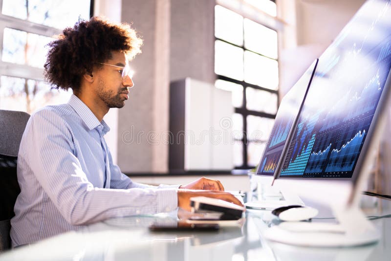 Financial Business Analytics Data Dashboard Stock Photo - Image of ...