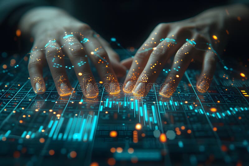 Financial, Business Analytics, Technology Concept, Business Man Hand ...