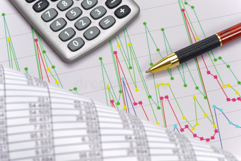 Business Financial Calculation Stock Image - Image of chart, corporate ...