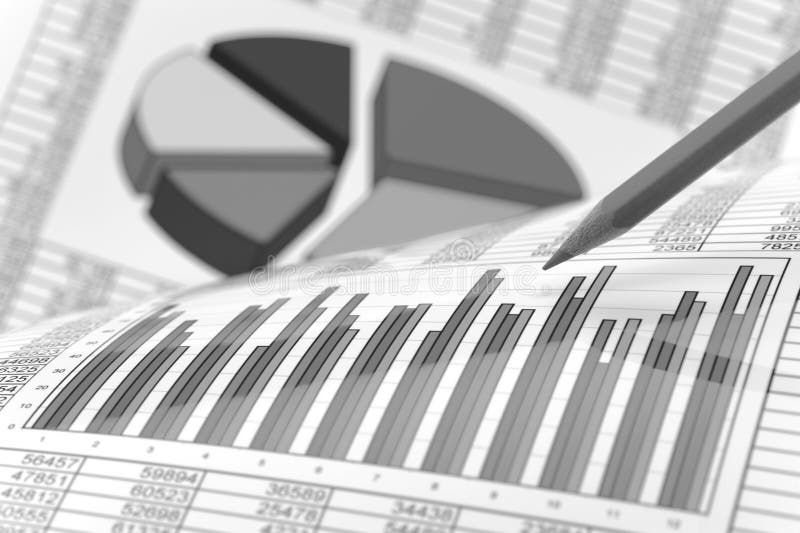 Financial Business Calculation Stock Photo - Image of balance, growth ...