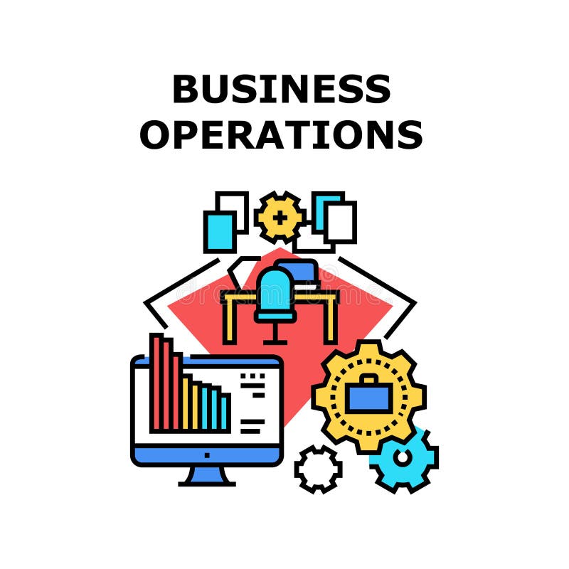 Operations Vector Icon. Process Illustration Sign. Support Symbol ... Operations Vector Icon. Process Illustration Sign. Support Symbol ...