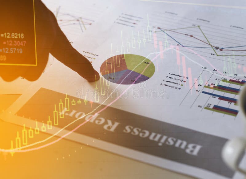 Financial Business Report Paper Charts and Stock Market Concept Stock ... Financial Business Report Paper Charts and Stock Market Concept Stock ...