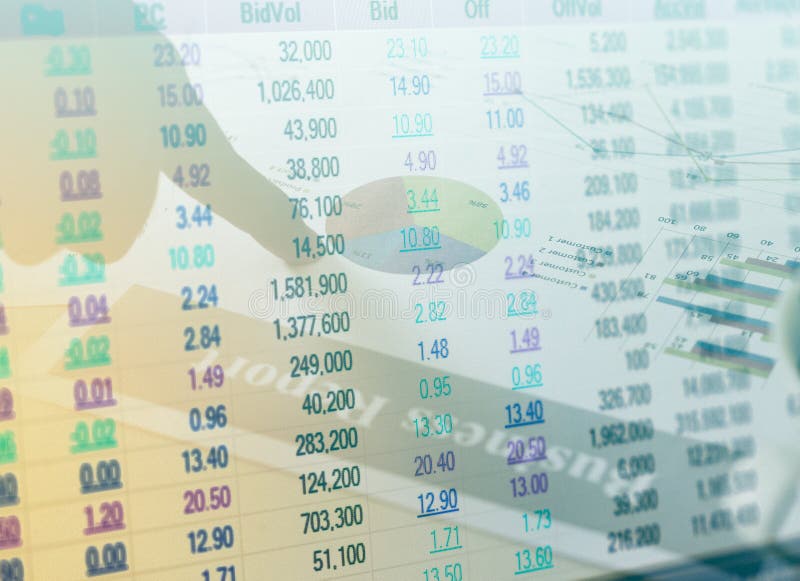 Financial Business Report Paper Charts and Stock Market Investment ... Financial Business Report Paper Charts and Stock Market Investment ...