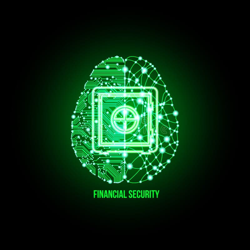 Financial and Business Security Concept Stock Illustration ...