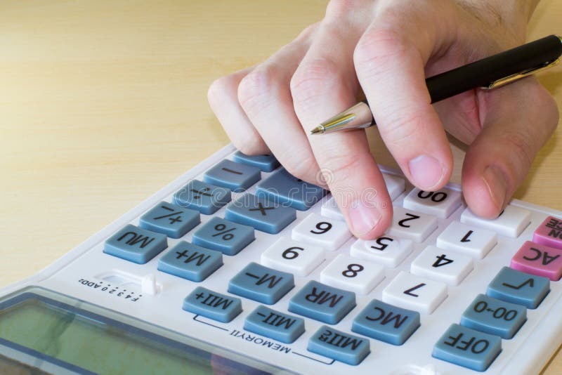 Financial calculations stock photo. Image of object, professional ...