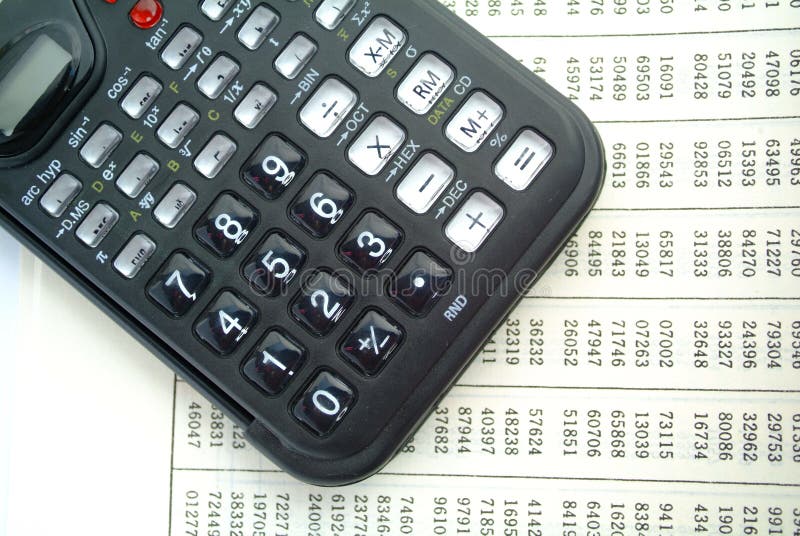 Financial calculator stock photo. Image of financial - 35918484