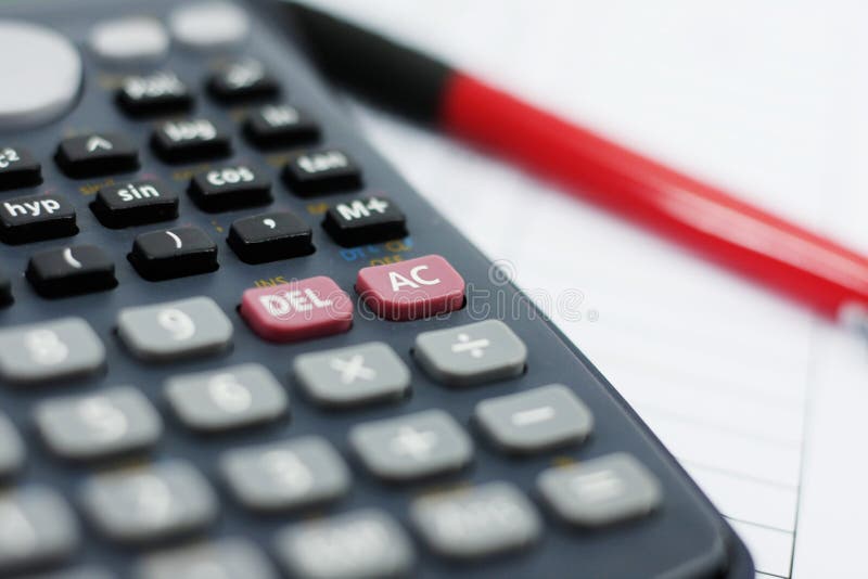 Financial calculator stock image. Image of spreadsheet - 48063467