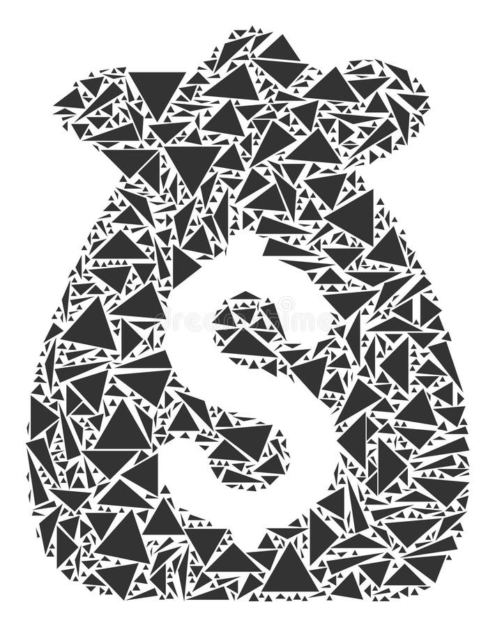 Financial Capital Collage of Triangles Stock Vector - Illustration of ...