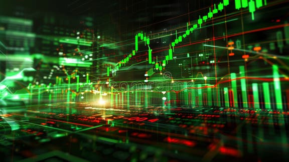 The Financial Chart Analysis.AI Generated Image Stock Image - Image of trend, information: 380792143