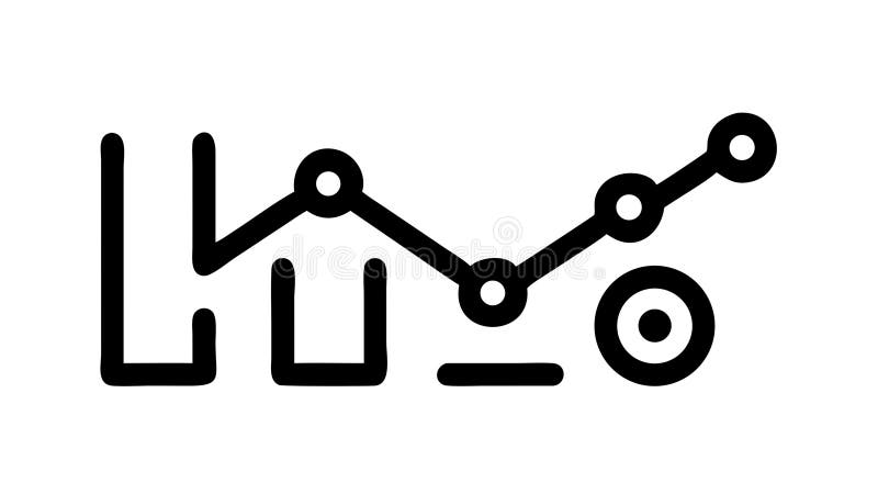 Financial Chart Icon, Representing Growth or Data Tracking, Vector ...