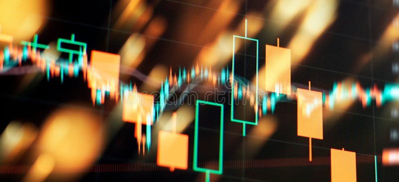 Financial Chart with Line Graph in Stock Market and Business Stock ... Financial Chart with Line Graph in Stock Market and Business Stock ...