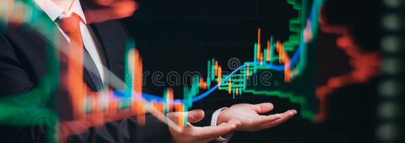 Financial Chart with Up Trend Line Graph. Wealth Management with Risk ... Financial Chart with Up Trend Line Graph. Wealth Management with Risk ...