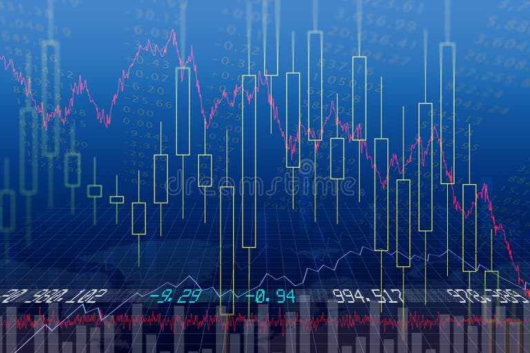 Rising Candlestick Charts Trading Lines Stock Illustrations – 2 Rising ...