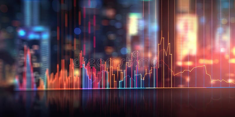 Financial charts stock illustration. Illustration of increase - 282959337