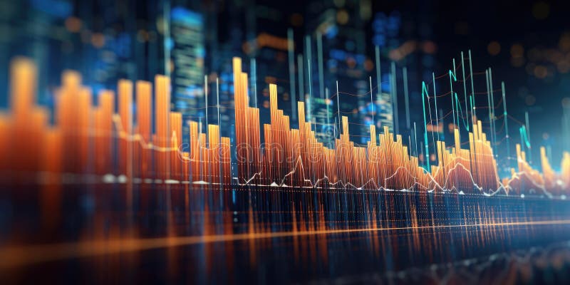 Financial charts stock illustration. Illustration of chart - 282959345