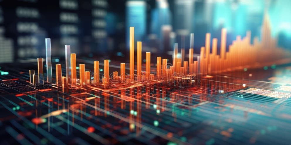Financial charts stock illustration. Illustration of concept - 282959347