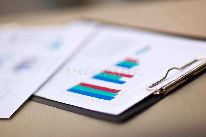 Financial Charts and Graphs Stock Photo - Image of calculator, closeup ...