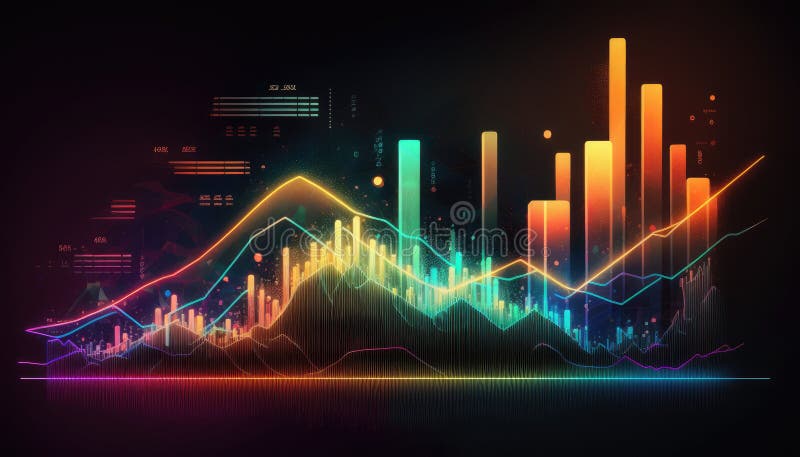 Financial Charts Illustration Stock Illustration - Illustration of ...