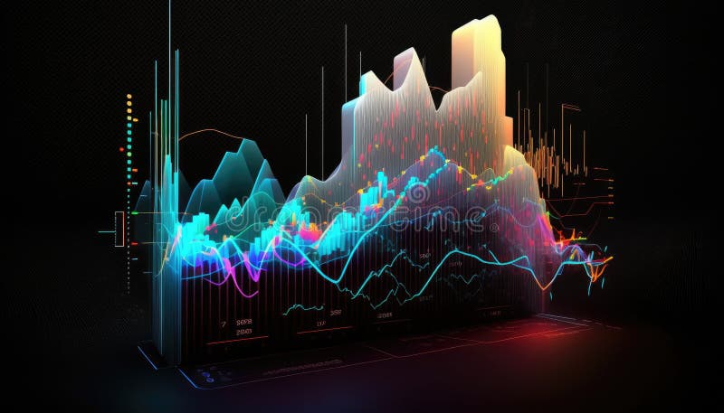 Financial Charts Illustration Stock Illustration - Illustration of ...