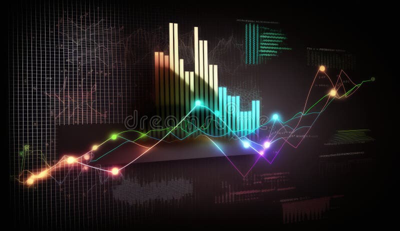 Financial Charts Illustration Stock Illustration - Illustration of ...