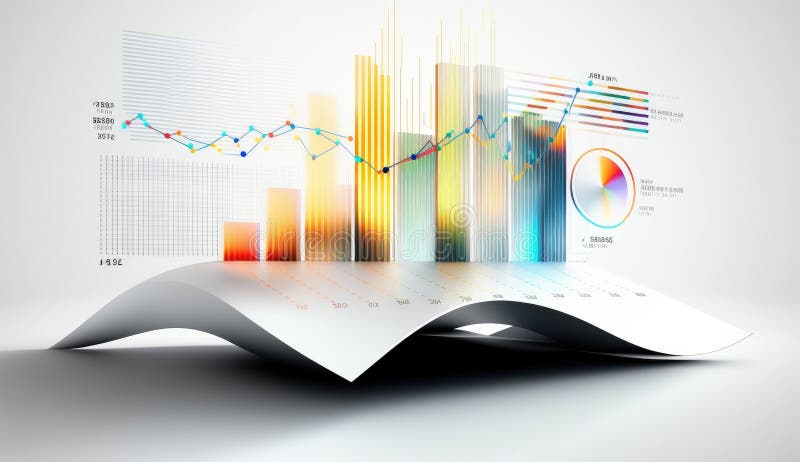 Financial Charts Illustration Stock Illustration - Illustration of ...