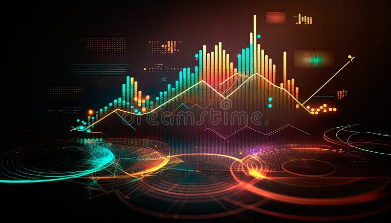 Financial Charts Illustration Stock Illustration - Illustration of ...