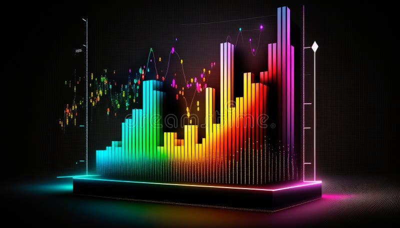 Financial Charts Illustration Stock Illustration - Illustration of ...