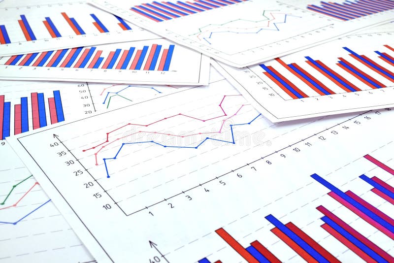 Financial charts stock image. Image of business, currency - 52207187