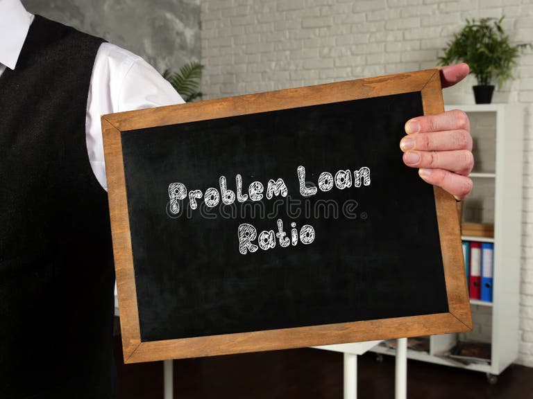 Financial Concept about Problem Loan Ratio with Phrase on the Sheet ...