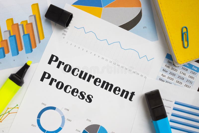 Financial Concept about Procurement Process with Phrase on the Piece of ...
