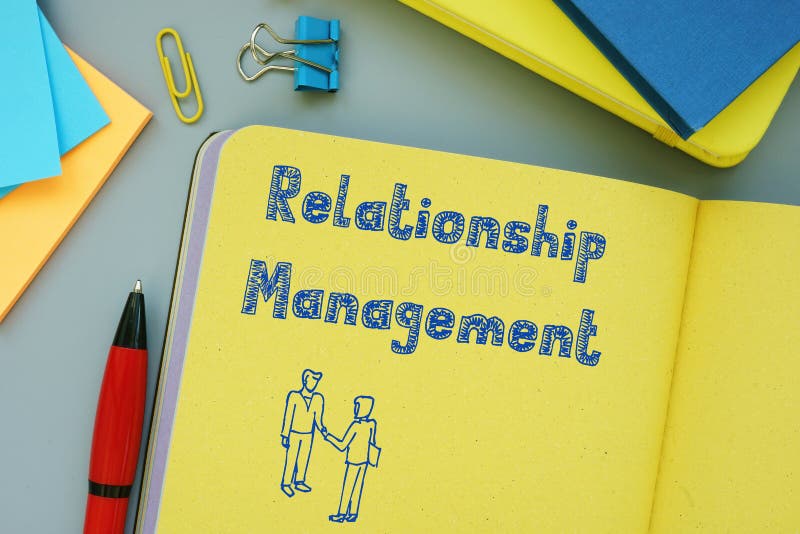 Financial Concept about Relationship Management with Phrase on the ...