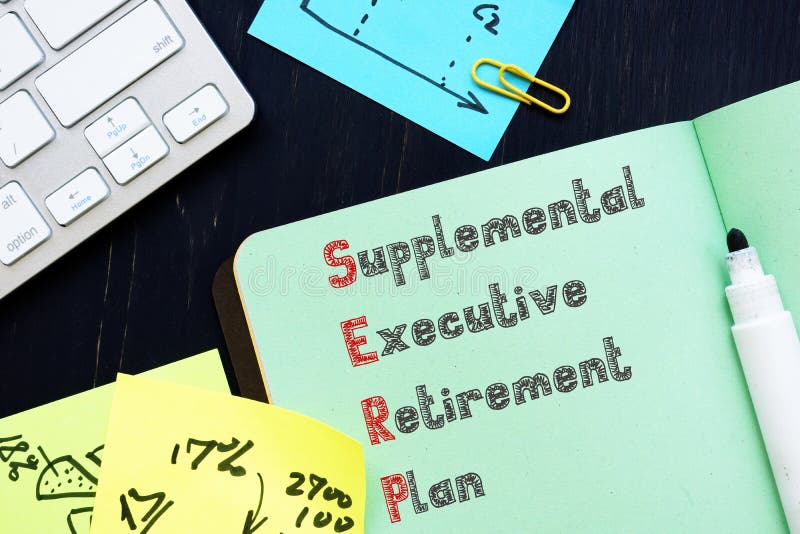 Financial Concept about Supplemental Executive Retirement Plan SERP ...