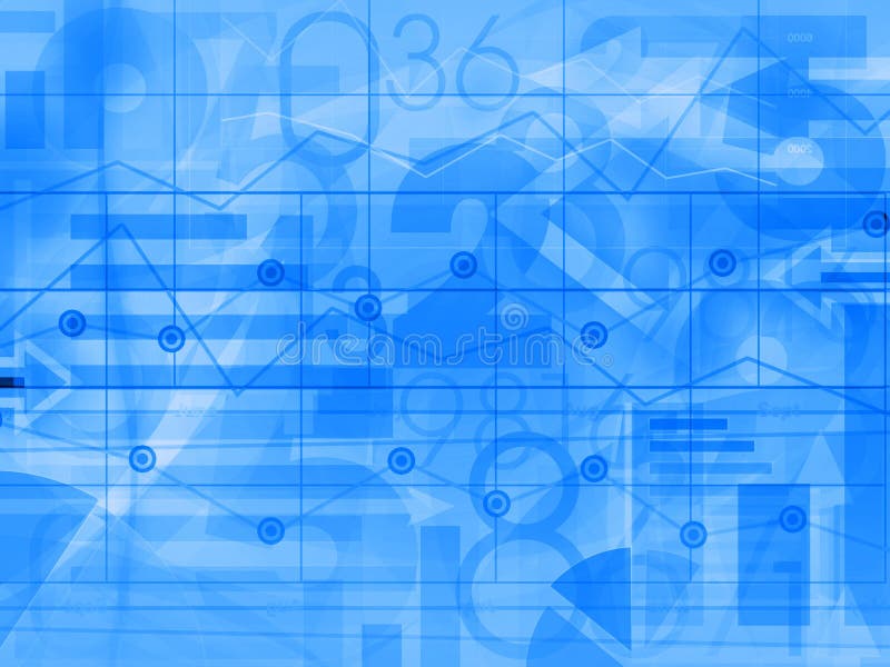 Financial Corporate Business Blue Light Background Stock Illustration ...