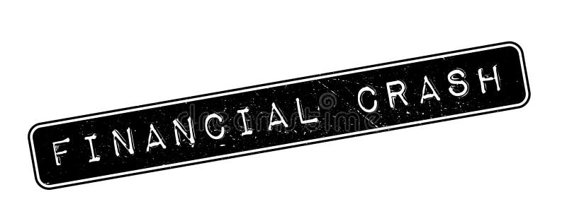 Financial Crash Rubber Stamp Stock Illustration - Illustration of ...
