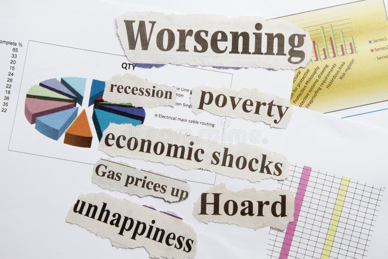 Recession Headlines stock image. Image of crash, disaster - 7507655