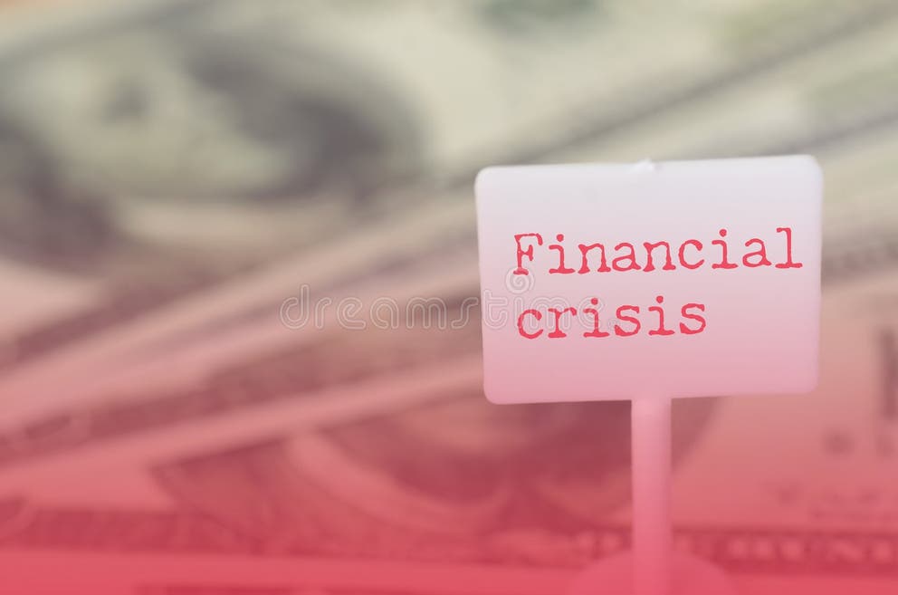 Financial Crisis: a Visual Representation of Economic Struggles Stock ...