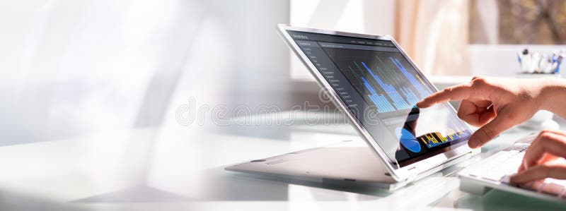 Financial Data Analyst Female Stock Image - Image of entrepreneurship ...