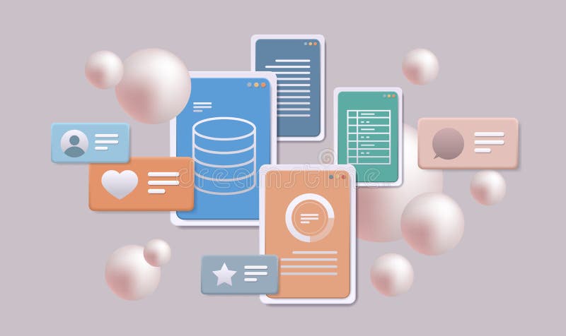 Financial Data Analyzing Mobile App Online Data Statistics Remote ...