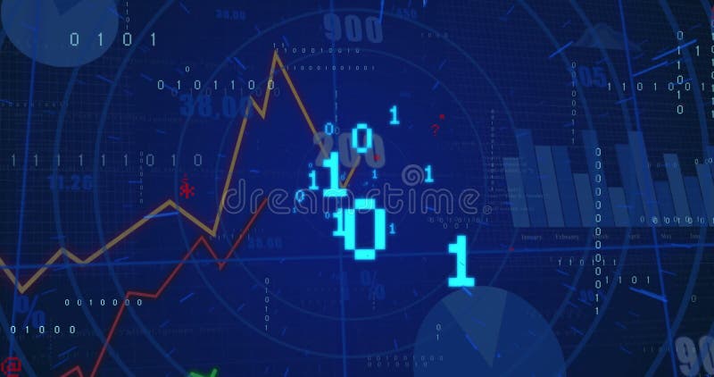 Graphs and Charts Animation Over Office Phone and World Map Stock Video - Video of information ...