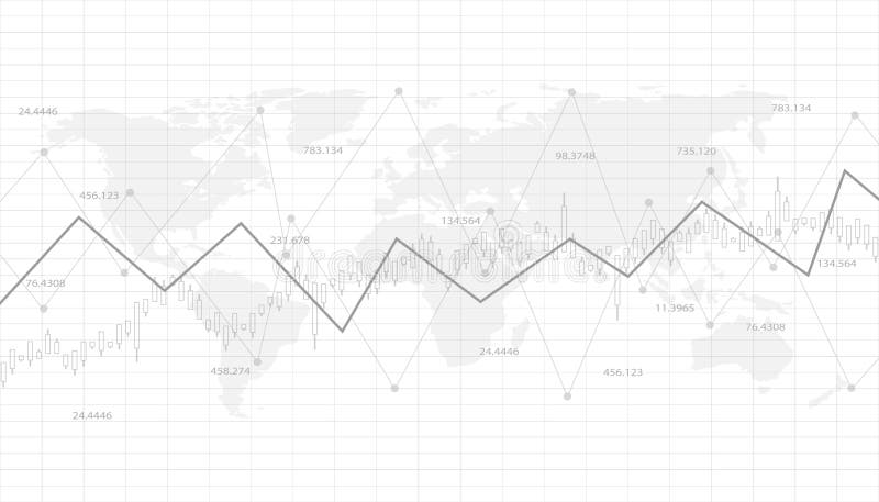 Financial Data Graph Chart, Economic Statistics. Chart Analytics ...