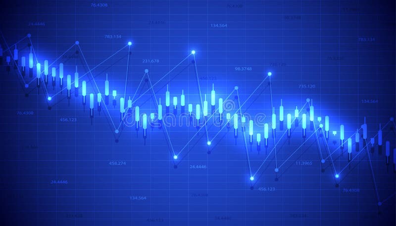 Financial Data Graph Chart, Economic Statistics. Chart Analytics ...