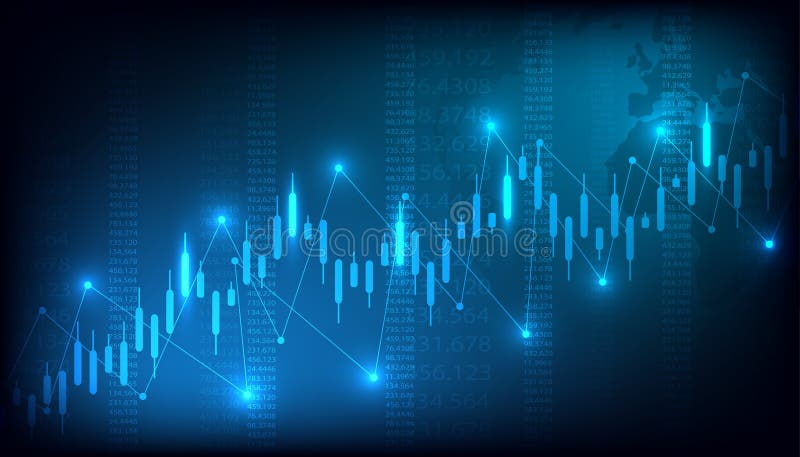 Financial Data Graph Chart, Economic Statistics. Chart Analytics ...