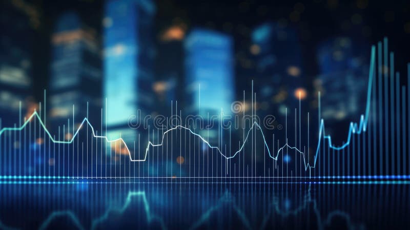 Financial Data Graph Chart Report Statistic Marketing Research ...