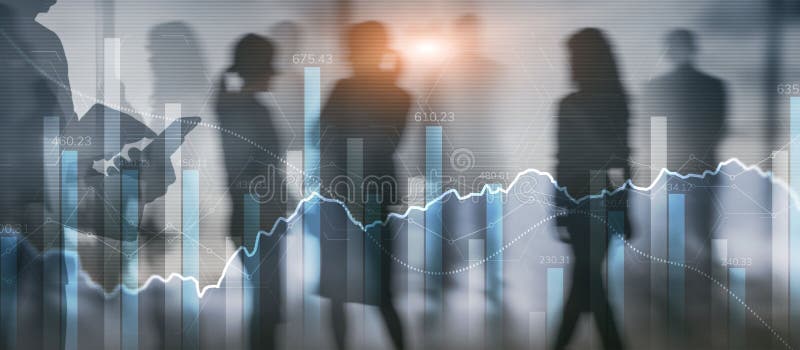 Financial Data on a Monitor As Finance Data Concept. Analytics Concept ...