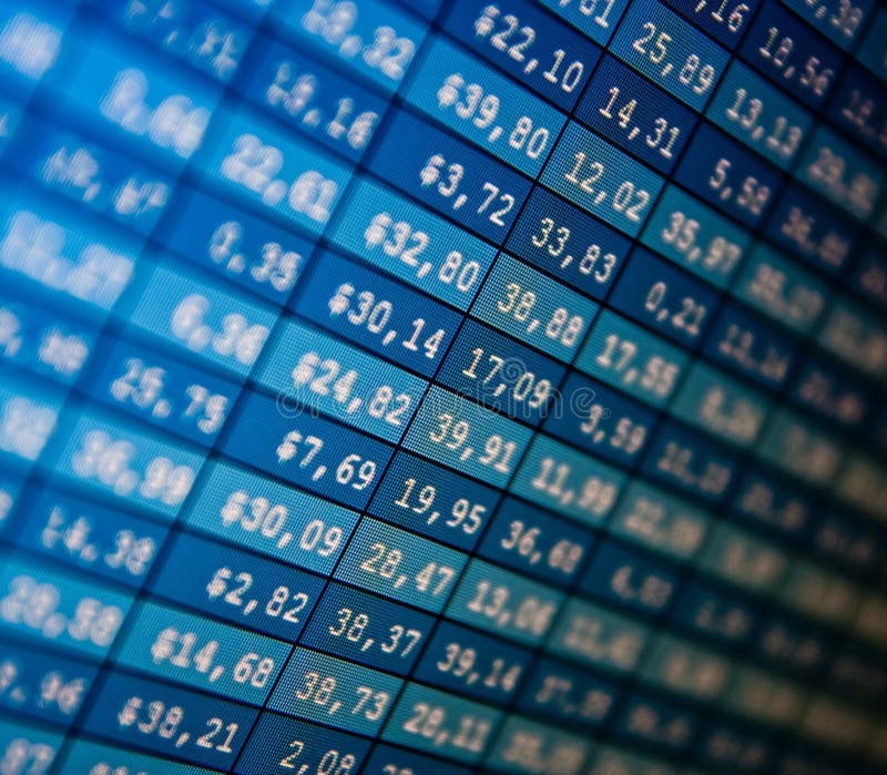 Financial Data- Stock Exchange Stock Photo - Image of accounting ...