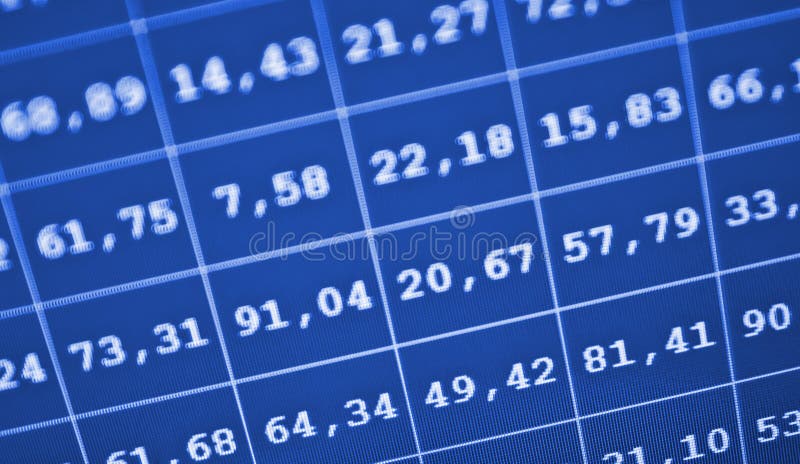 Financial Data- Stock Exchange Stock Photo - Image of exchange, company ...