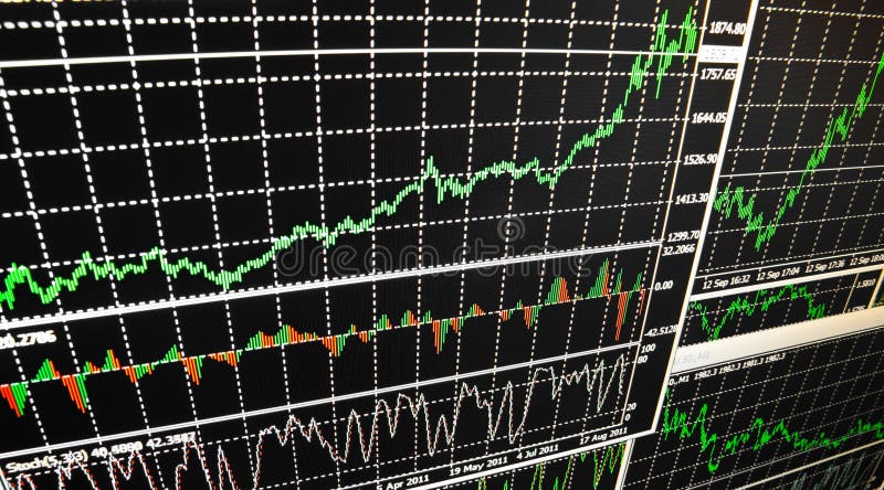Financial Data- Stock Exchange Stock Image - Image of company, business ...