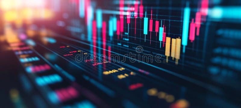 Financial Data Visualization Column Chart and Line Graph Overlays in ...